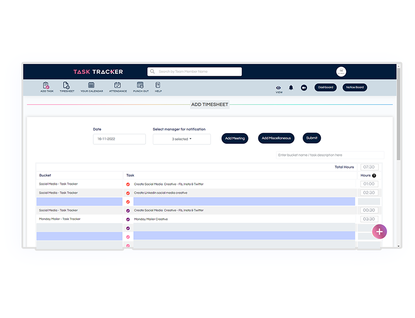 Task Tracker Features | Task Management At Your Fingertips