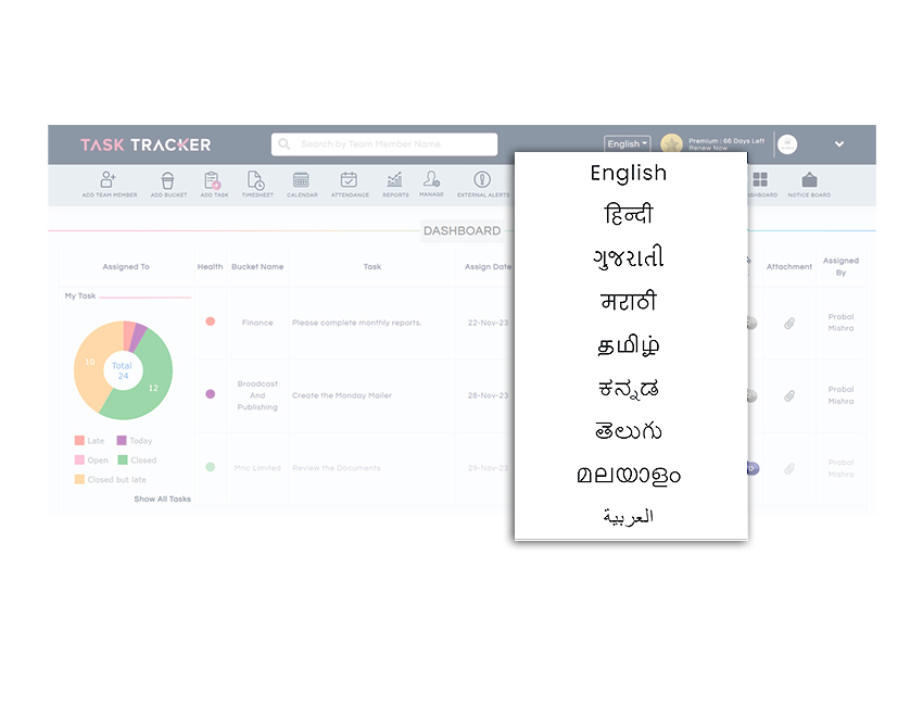 Task Tracker Features Task Management At Your Fingertips