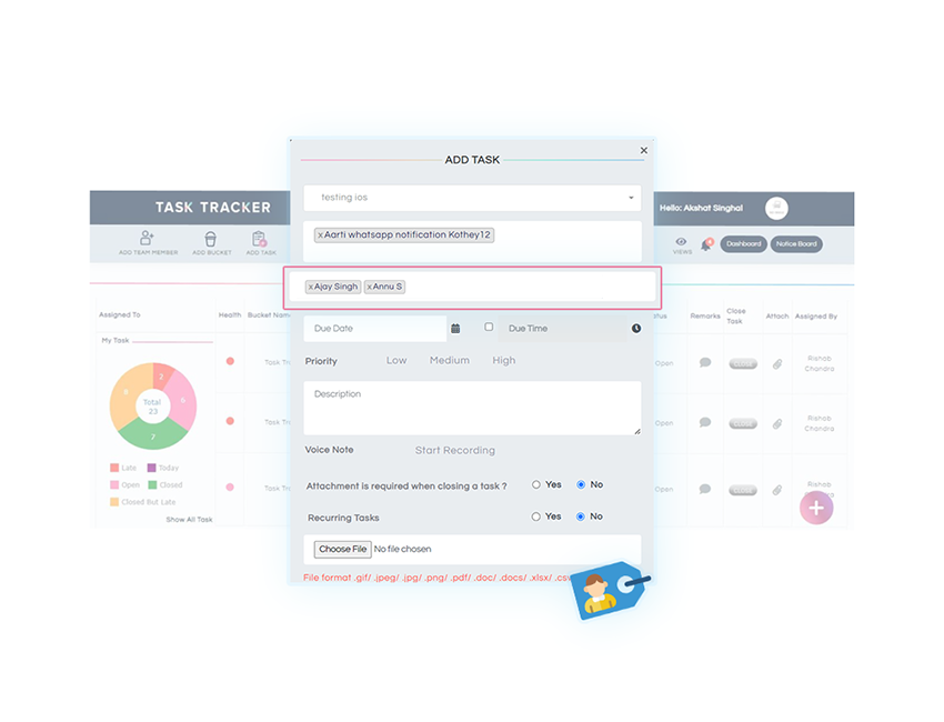 Task Tracker Features | Task Management At Your Fingertips